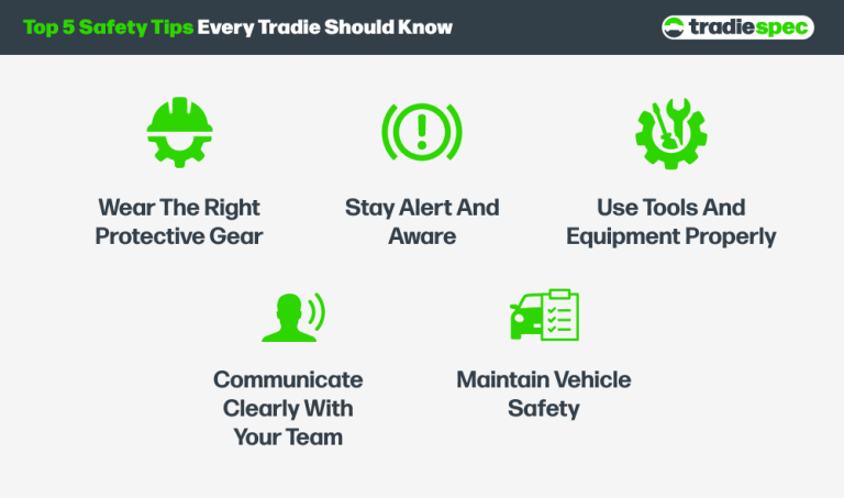 Top 5 Safety Tips Every Tradie Should Know - Tradiespec